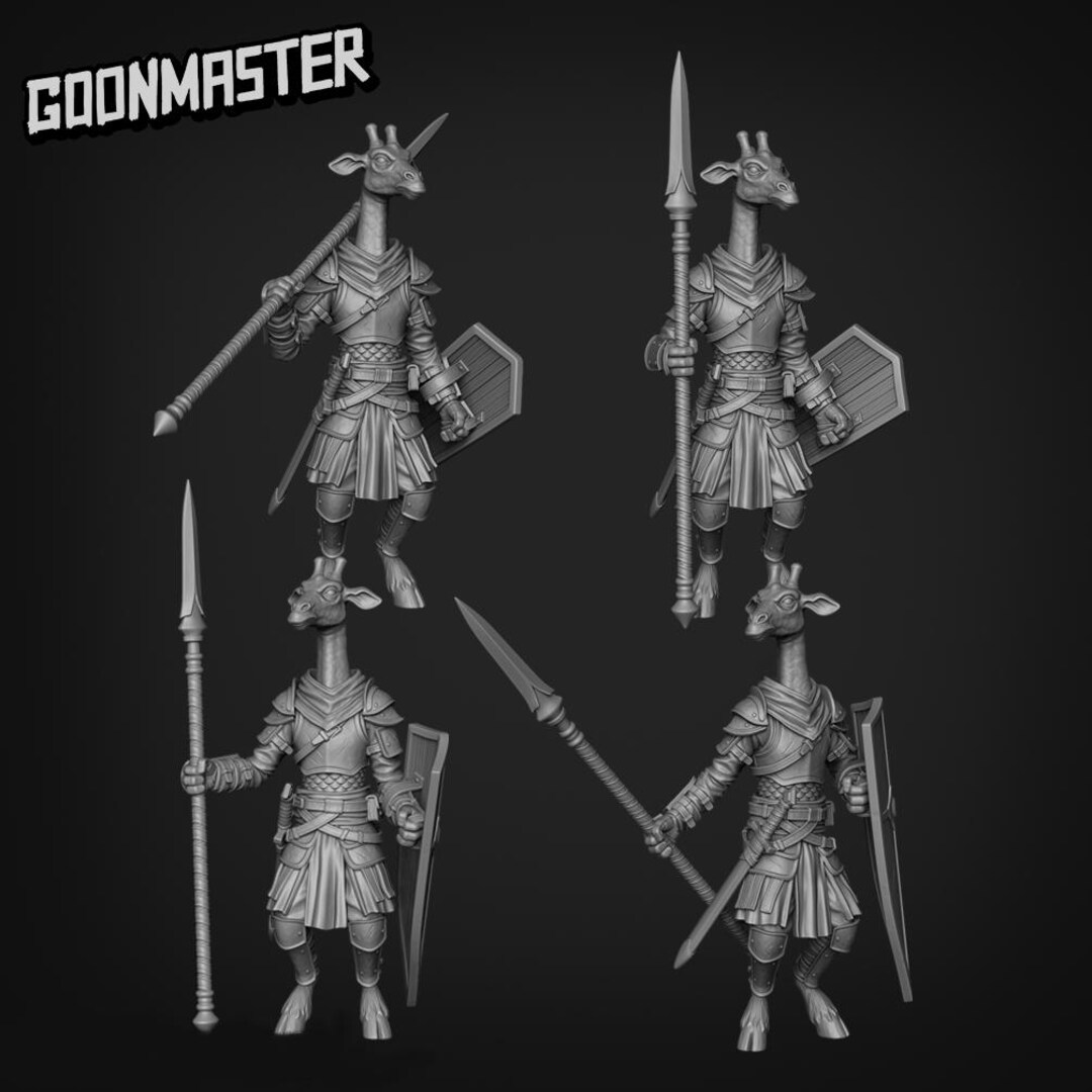 Giraffe Guardian Spear Bundle | D&D | Dnd | Dungeons and Dragons ...