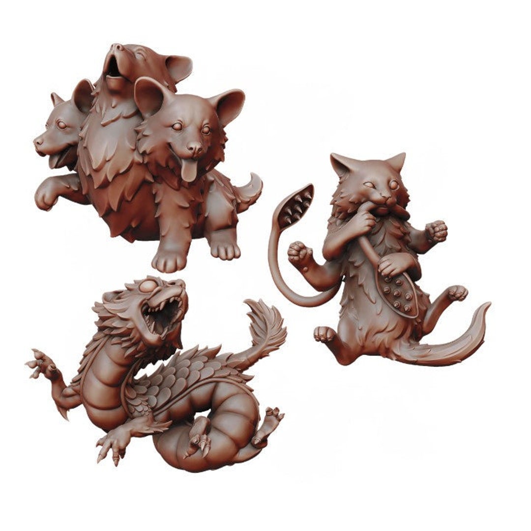 Baby Monster Bundle 2 D&D Dnd Dungeons and Dragons Wargaming 3D Printed ...