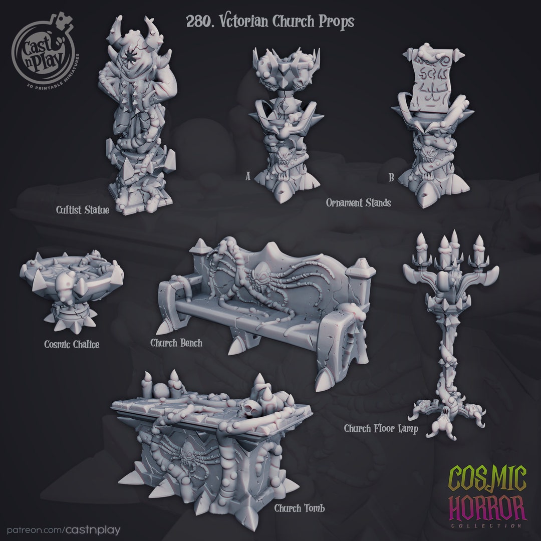 Victorian Church Props | D&D | Dnd | Dungeons and Dragons | Wargaming ...