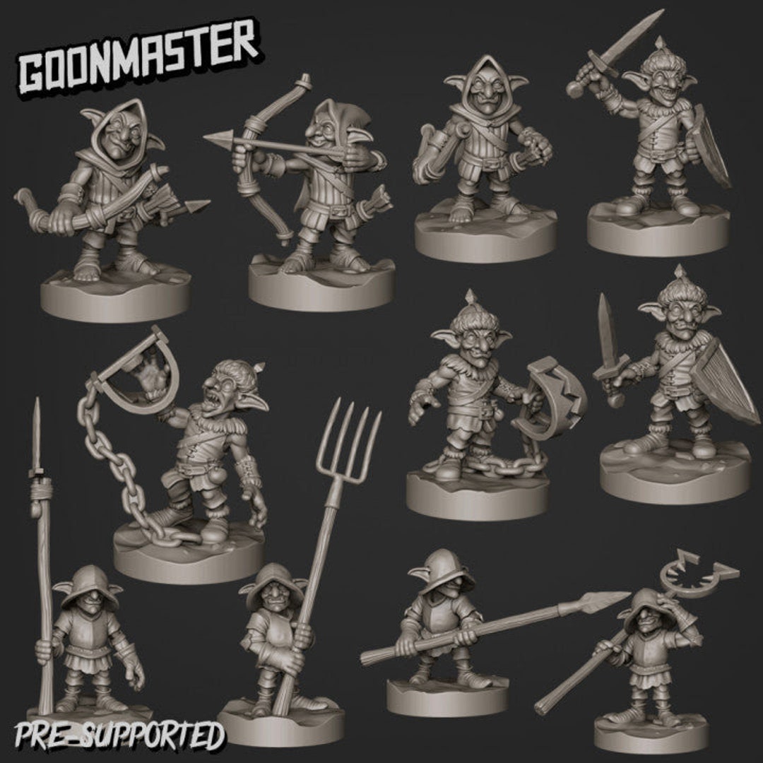 Goblin Gang Bundle | D&D | Dnd | Dungeons and Dragons | Wargaming | 3D ...