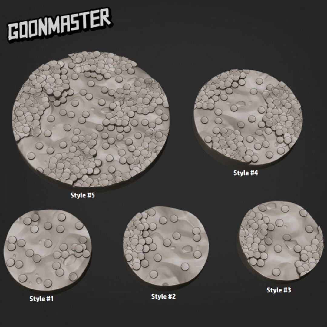 Coin Pile Bases D&D Dnd Dungeons and Dragons Wargaming 3D Printed Model ...