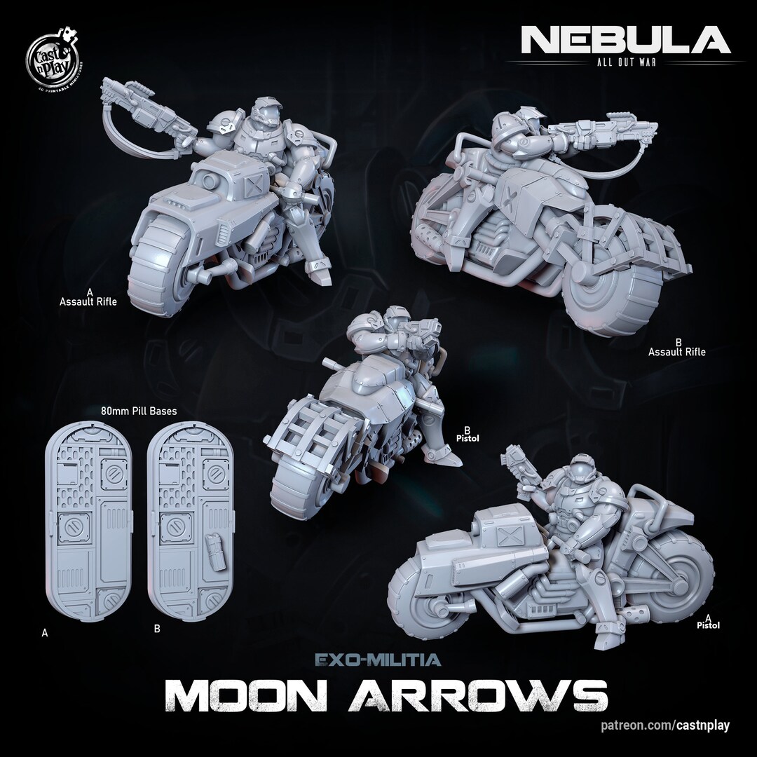 Exo Moon Arrow Bundle | D&D | Dnd | Dungeons and Dragons | Wargaming ...