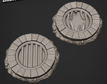 Spiked Barricade D&D Dnd Dungeons and Dragons Wargaming 3D Printed ...