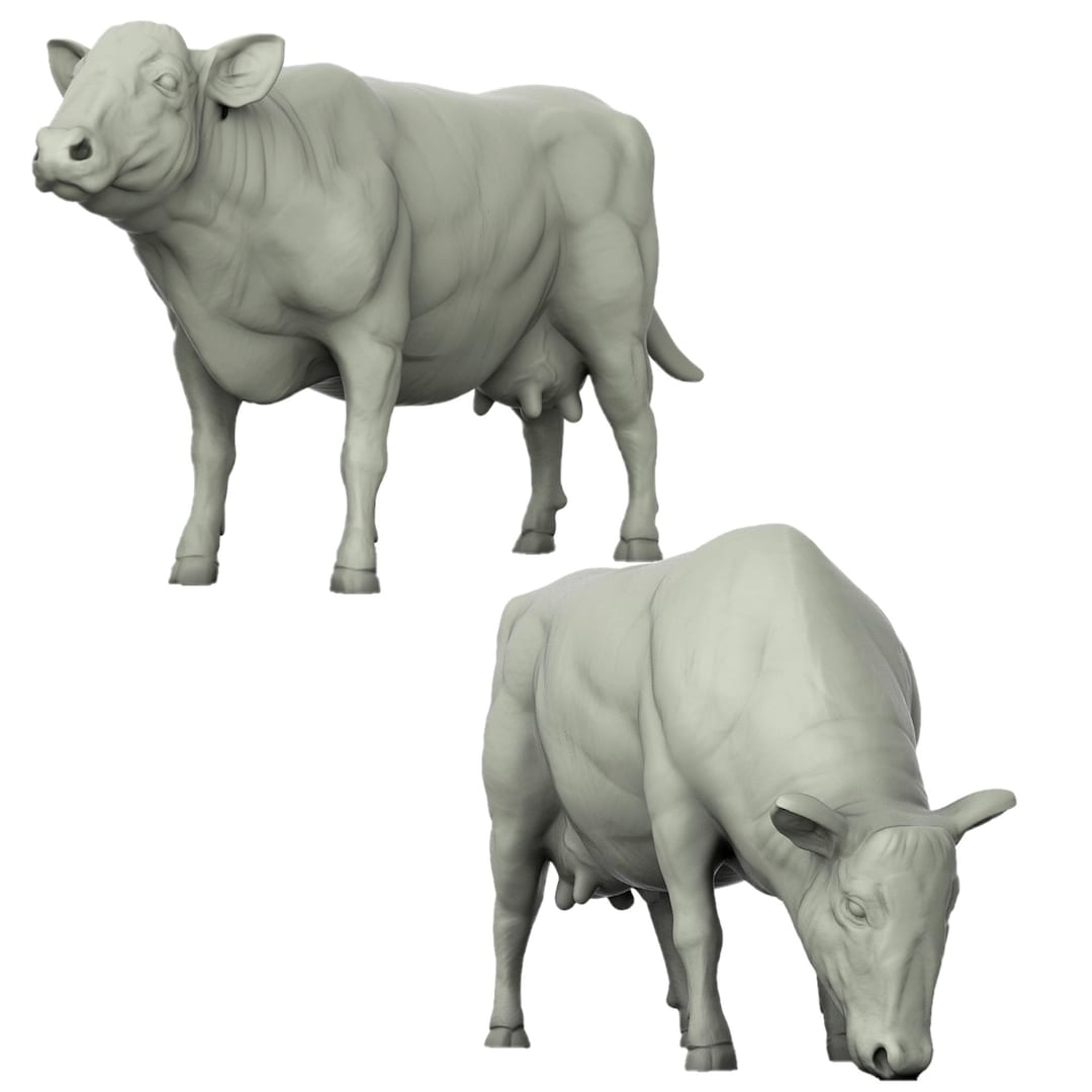 Cow Bundle | D&D | Dnd | Dungeons and Dragons | Wargaming | 3D Printed ...