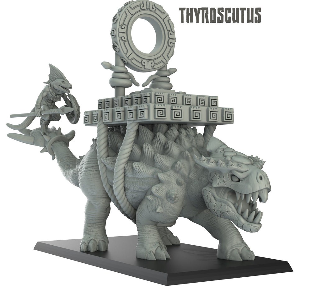 Thyroscutus Cavalry D&D Dnd Dungeons and Dragons Wargaming 3D Printed ...