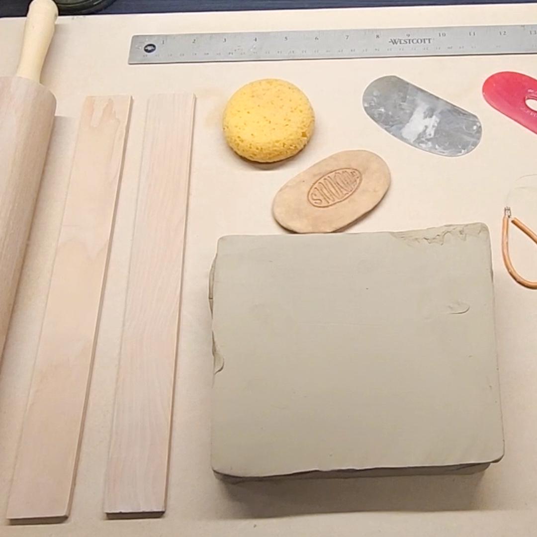 Clay Ravioli Box Template ~ Slab Building Jar ~ Easy Diy Clay Jar ...