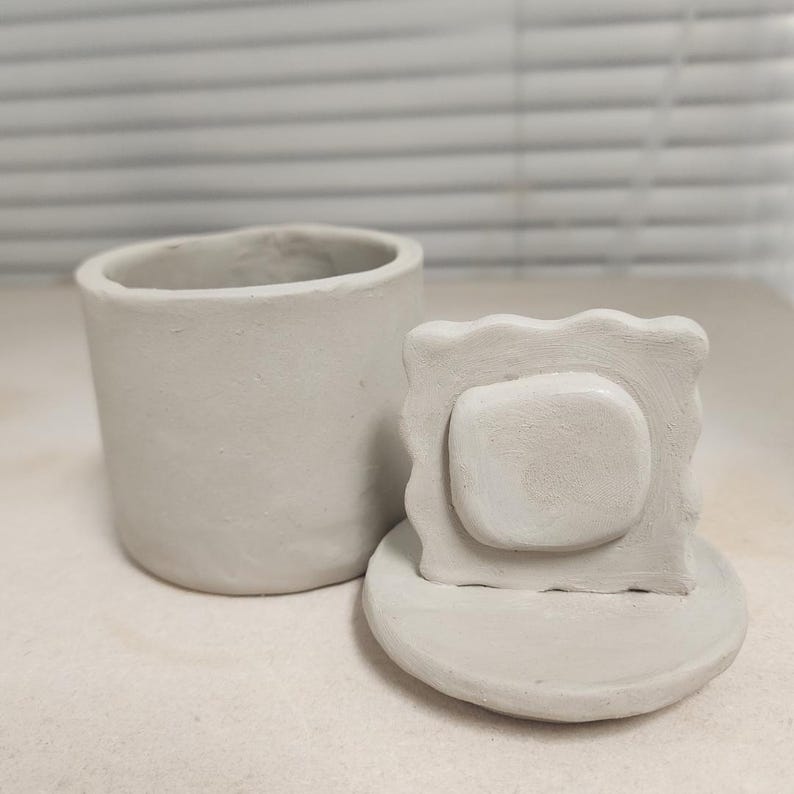 Clay Ravioli Box Template: DIY Slab Building Pottery Jar (PDF Pattern ...