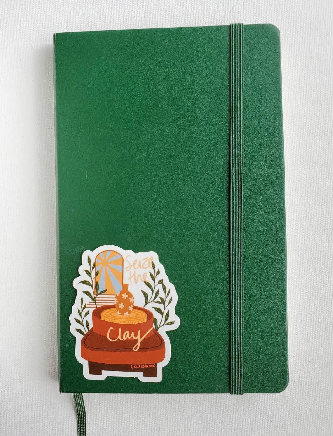 Seize the Clay Vinyl Sticker Pottery Stickers Botanical - Etsy