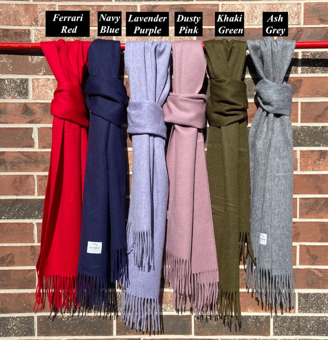 Alpaca Wool Scarf With Lavender Sachet| Winter Scarf| Cashmere Scarf ...