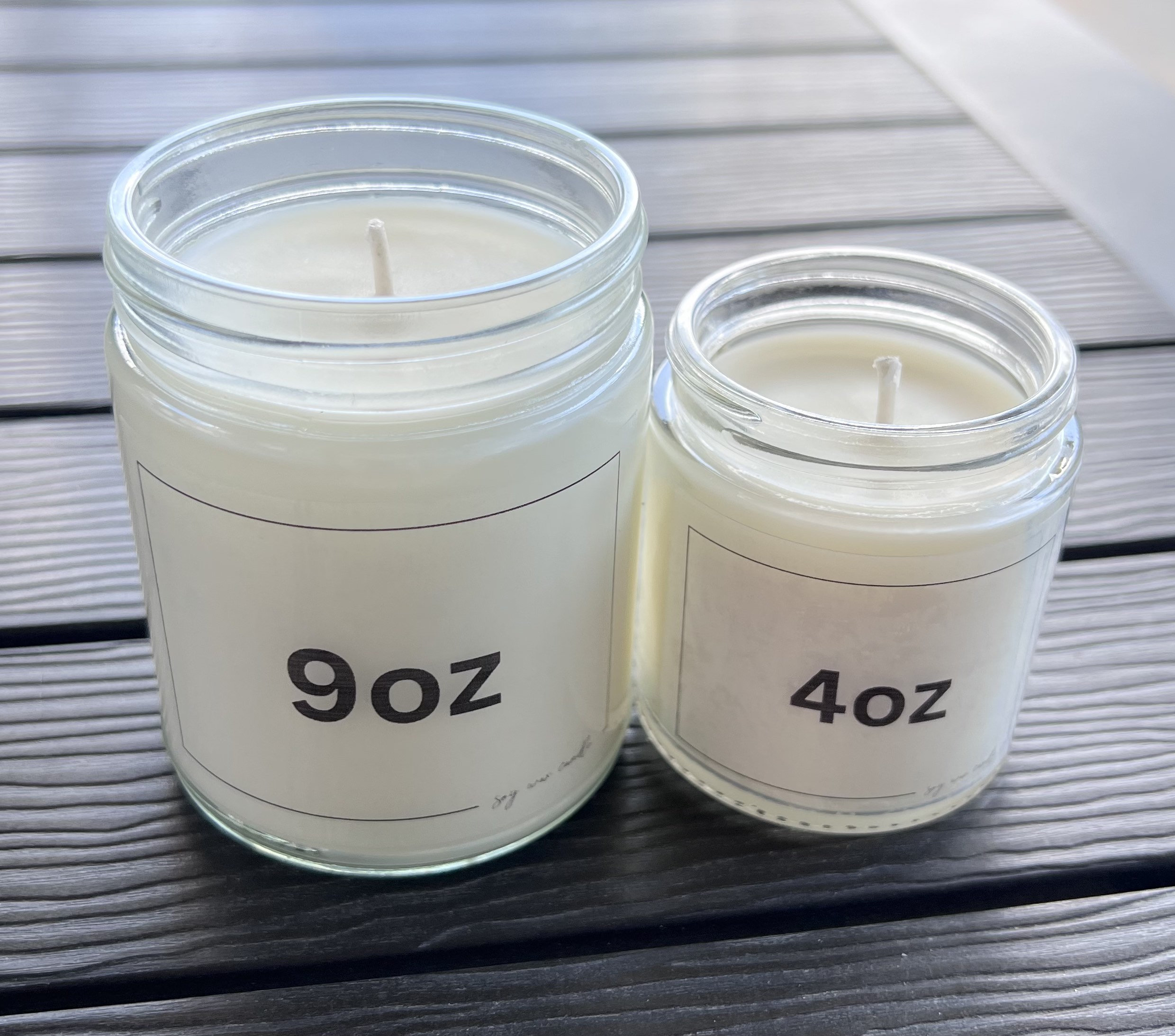 4 Oz Bulk Candles, Wholesale Candles, Clear Glass Jar, Soy Wax ...