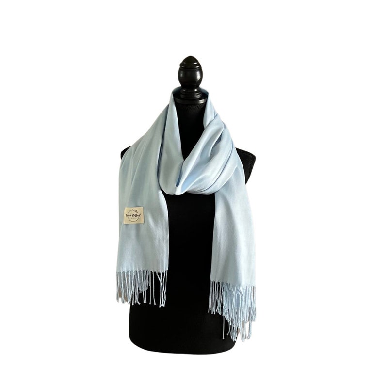 Blue Scarf - Etsy