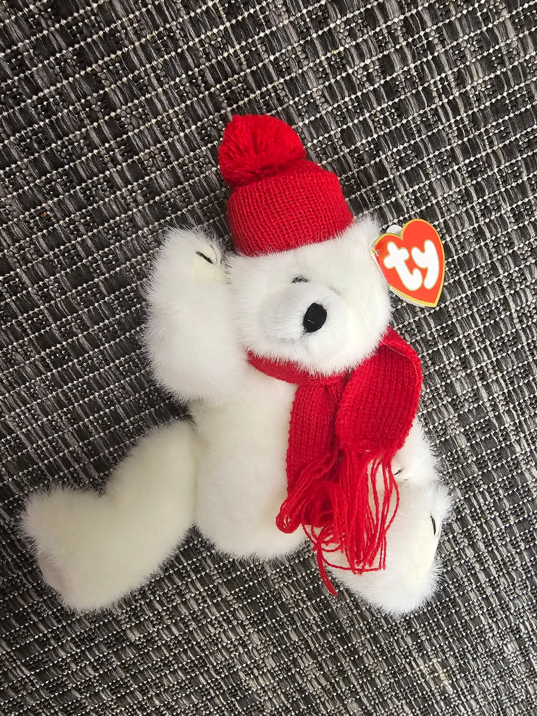 Vintage Ty Plush Bear - Etsy