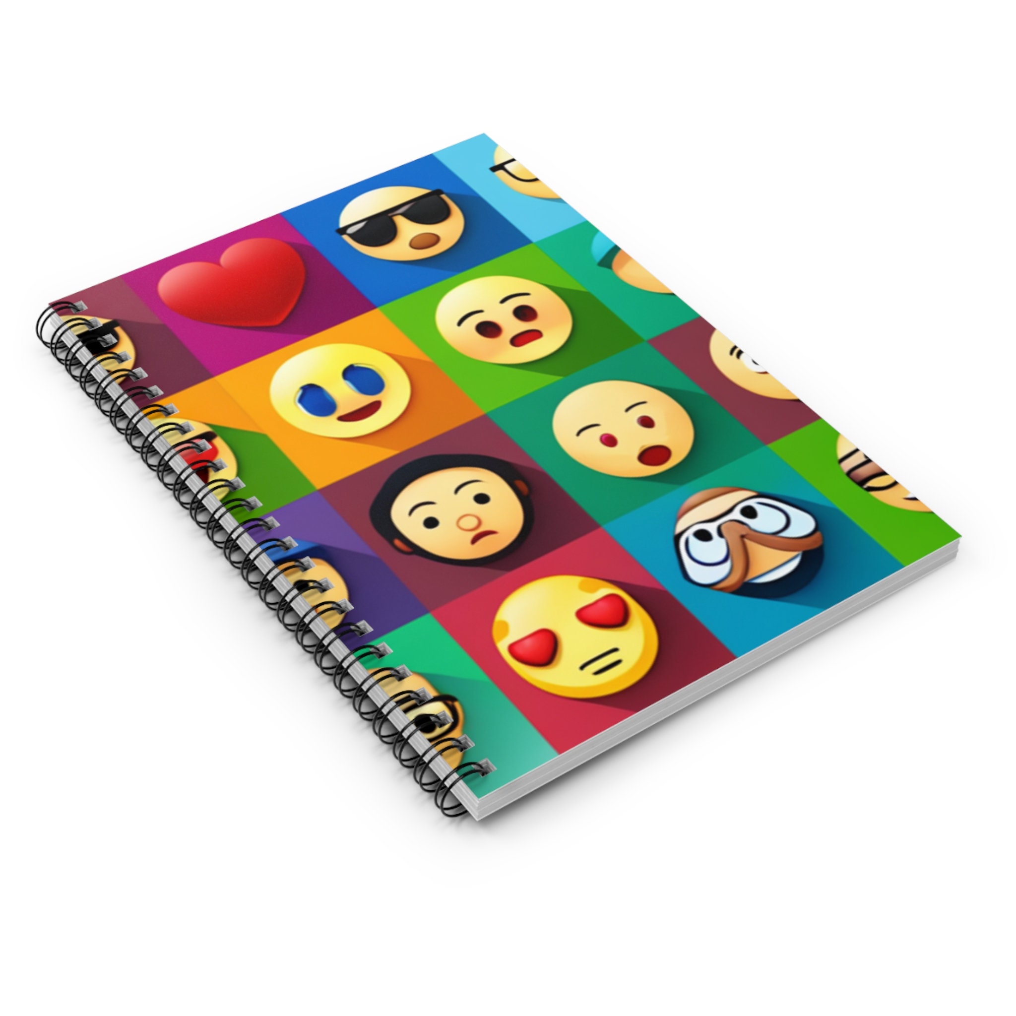 Emoji Spiral Notebook Ruled Line - Etsy