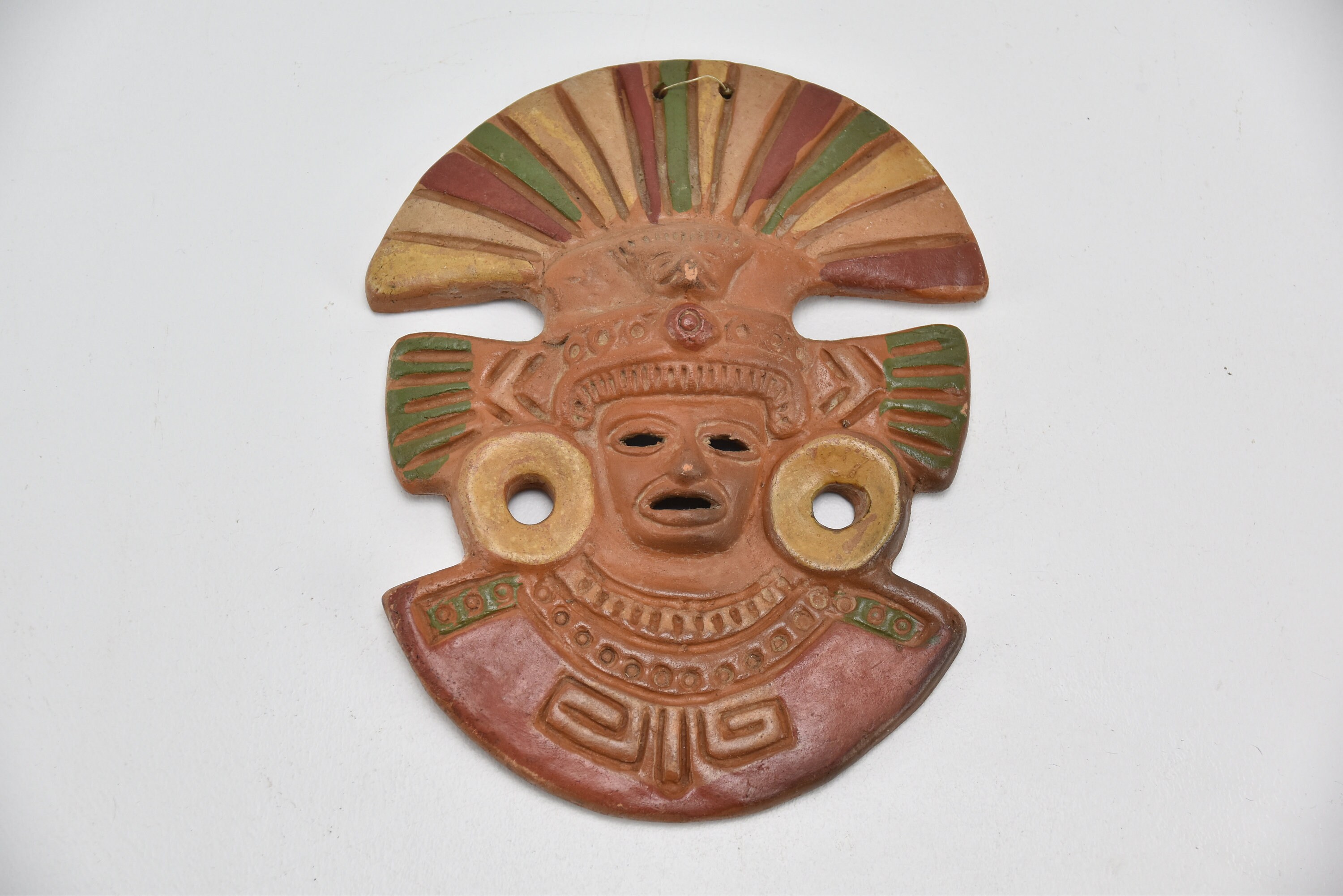 Vintage 11 Terracotta Mask Mayan Mexican Pre-columbian - Etsy