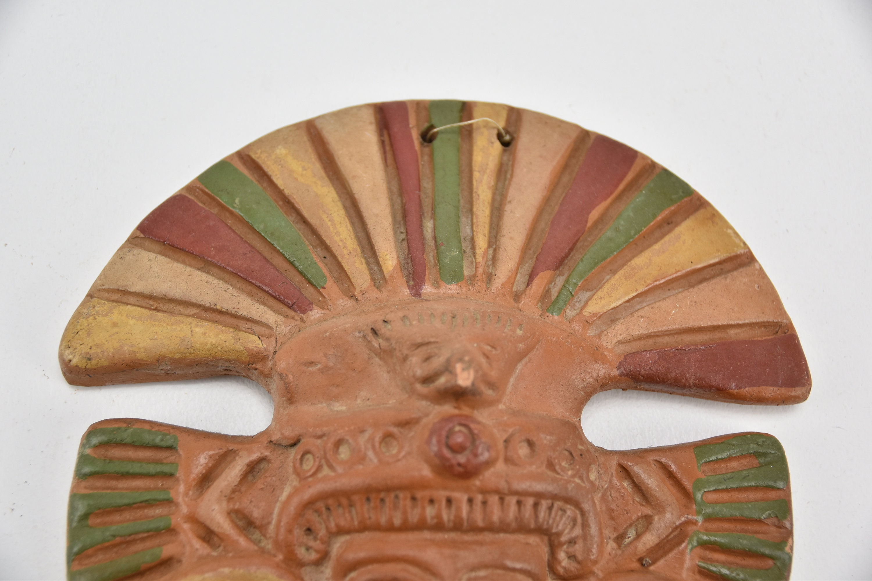 Vintage 11 Terracotta Mask Mayan Mexican Pre-columbian - Etsy