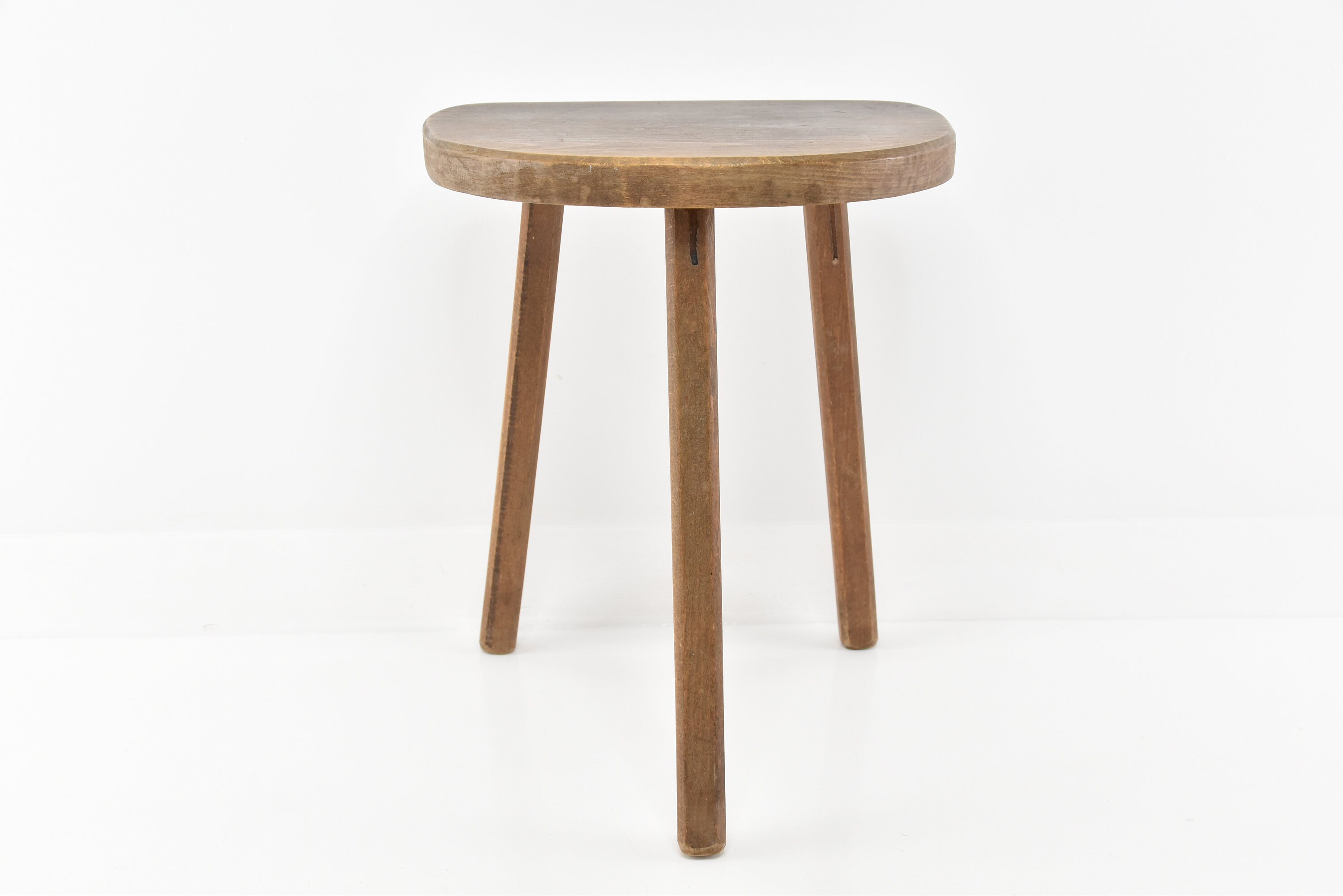 Vintage French Wooden Square Stick Legged D Stool Plant Stand Display ...