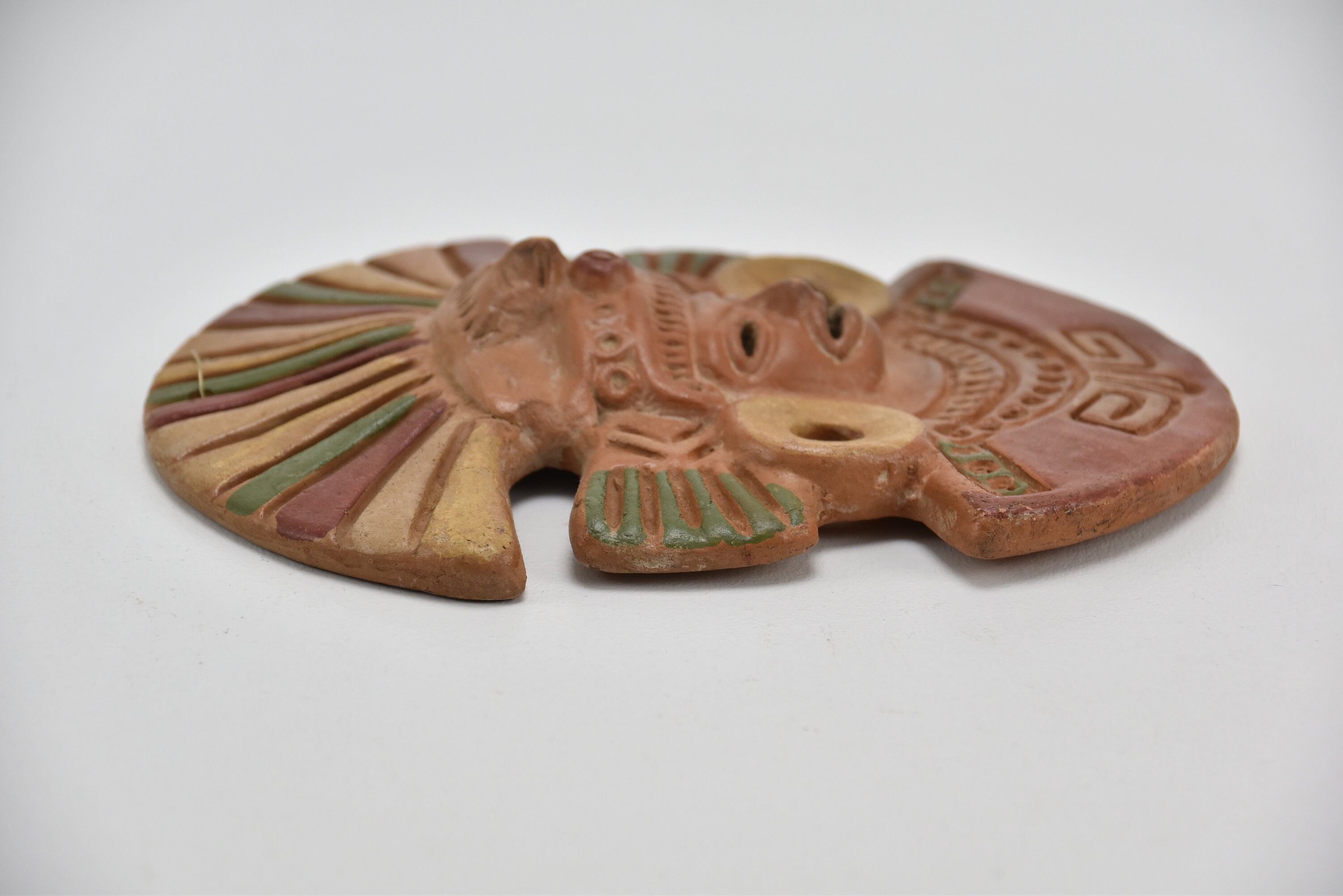 Vintage 11 Terracotta Mask Mayan Mexican Pre-columbian - Etsy