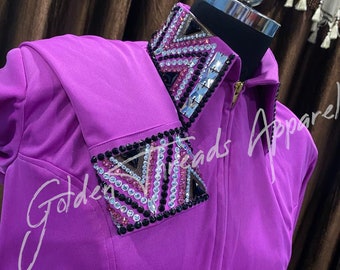 Western Purple Show Shirt - Etsy