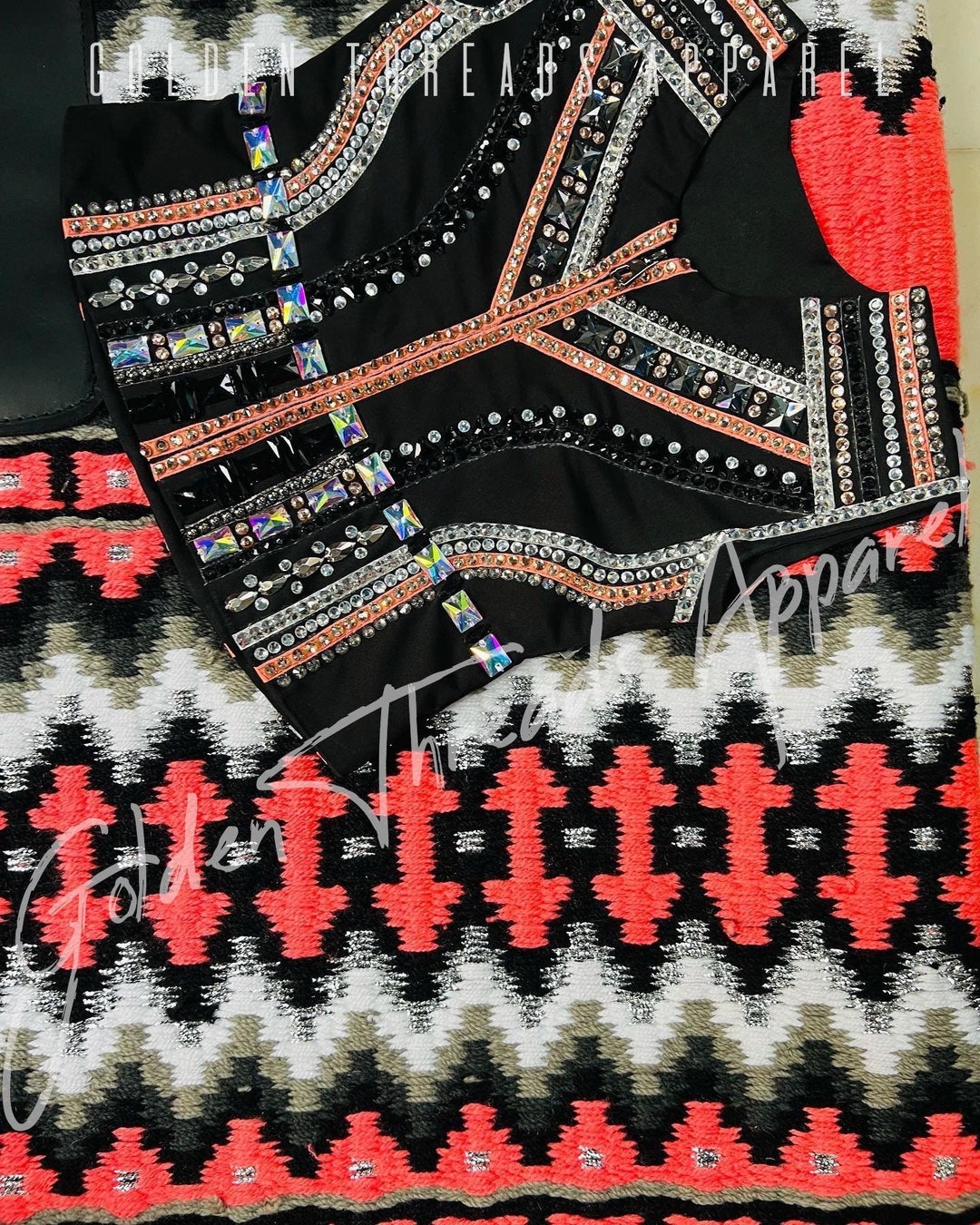 COMBO Coral Vest With Matching Pad Western Show Outfits - Etsy