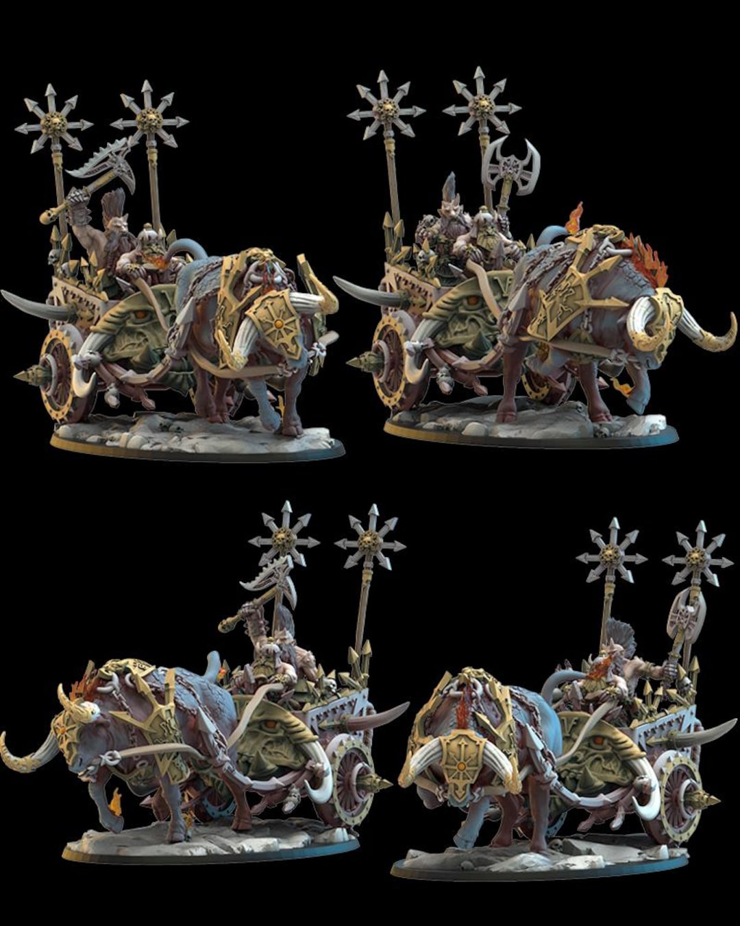 Infernal Dwarf Chariot - Lost Kingdoms - Etsy