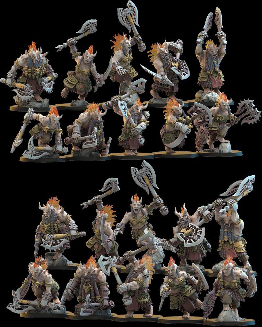 Infernal Dwarf Berserkers - Lost Kingdoms - Etsy