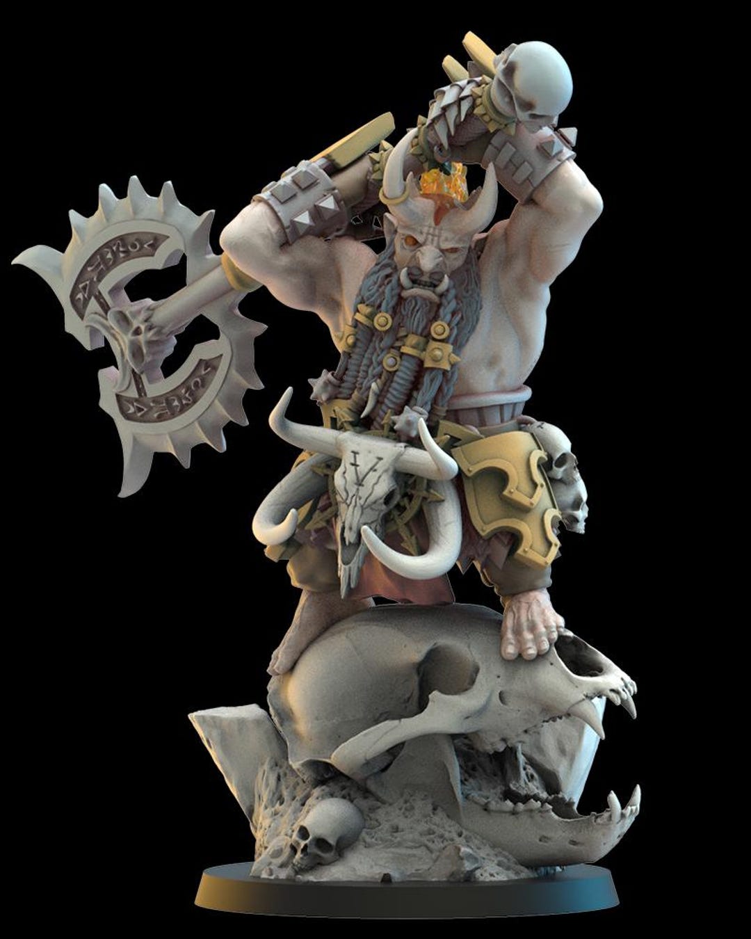 Infernal Dwarf Berserker Hero Lost Kingdoms Miniatures - Etsy