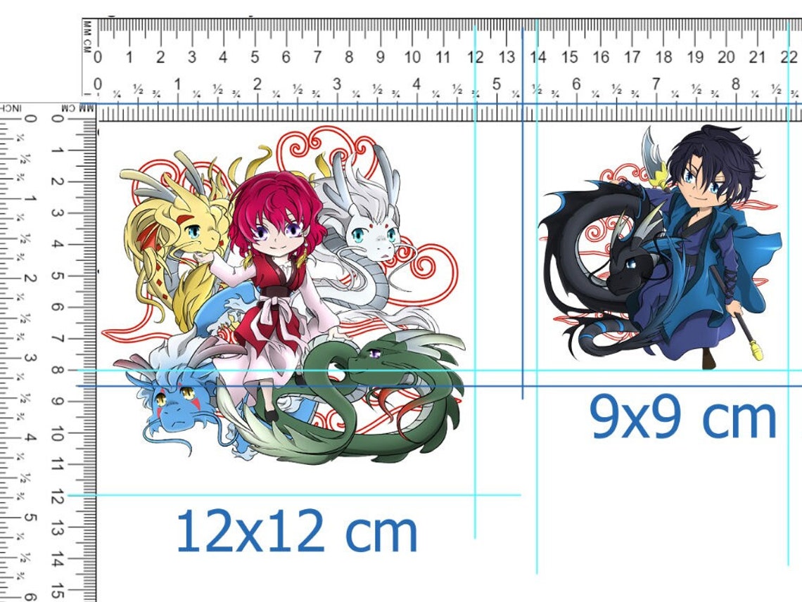 Yona and the 4 Dragons Acrylic Standee Gold Edge Double Sided - Etsy