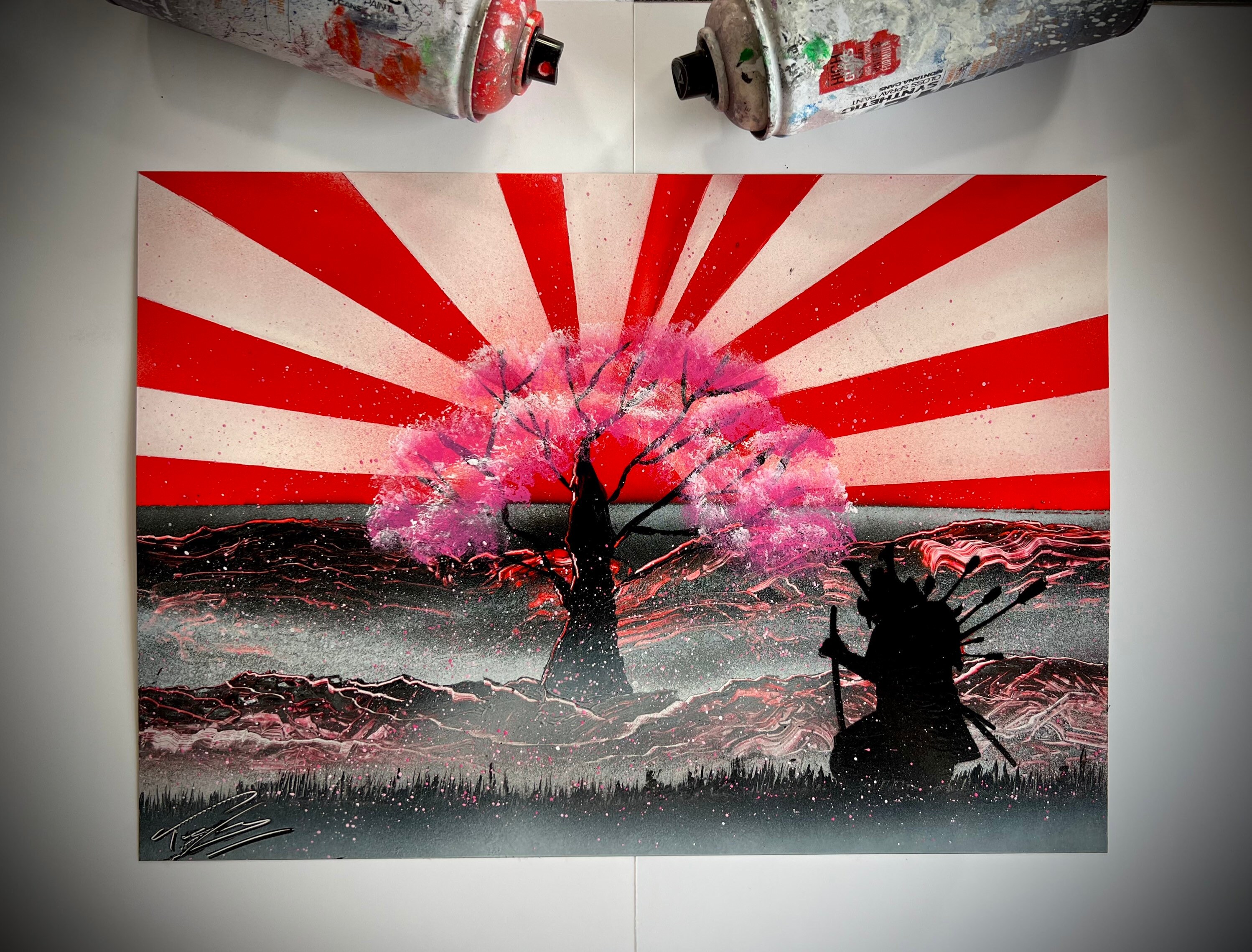 The Fallen Samurai | Etsy