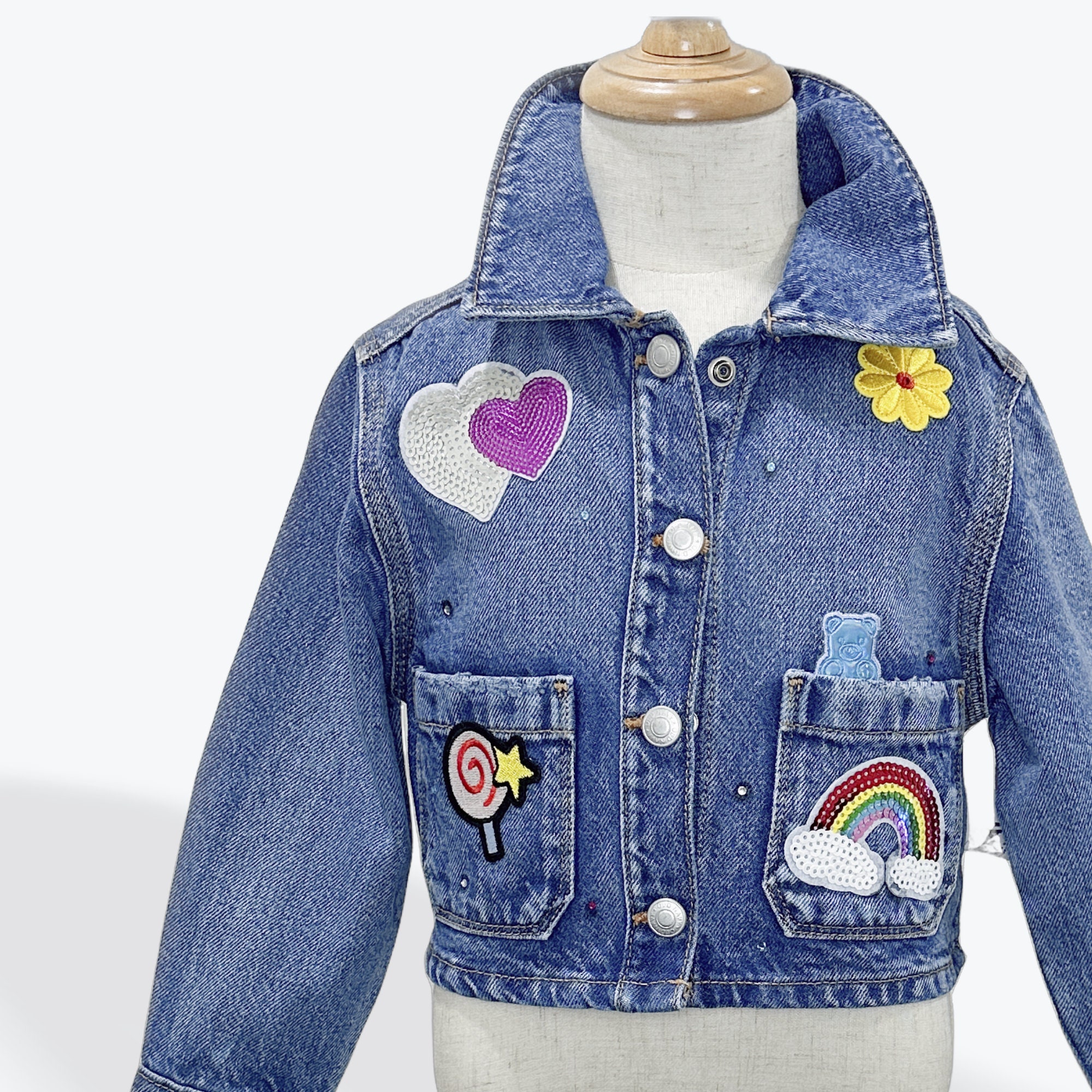 Custom Kids Jean Jacket | Custom Jean Jacket | Patch Jean Jacket ...