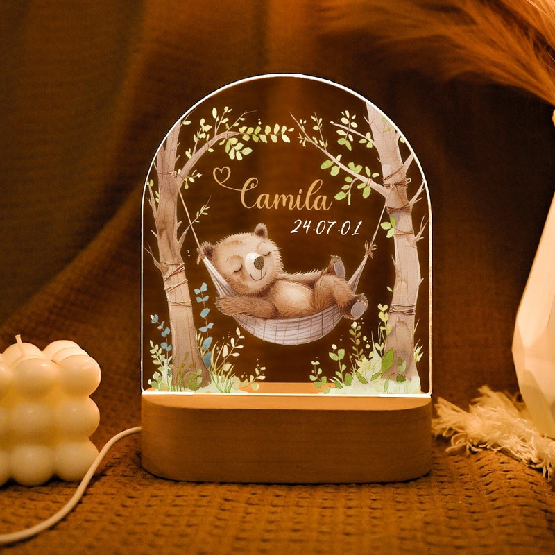 Boys Bedside Night Lamp - Etsy