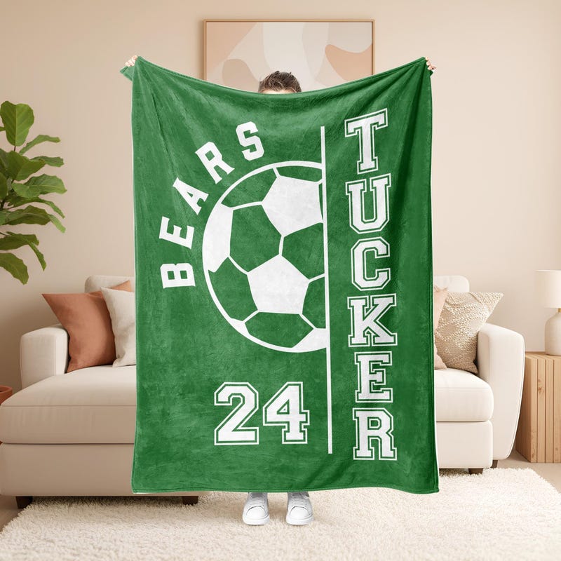 Sport Team Logo Blanket - Etsy UK