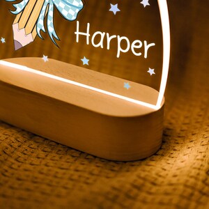Custom Back to School Acrylic Night Light,bedside Lamp Nightlight With ...