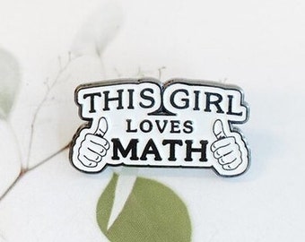 Enamel Math Pins - Etsy