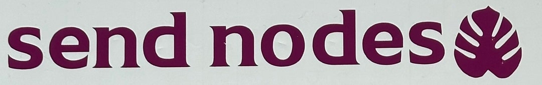 Send Nodes Vinyl Sticker Decal - Etsy