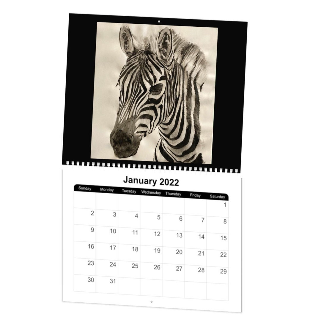 Animal Paintings 2025 Calendar proceeds Donated to Wildlife ...