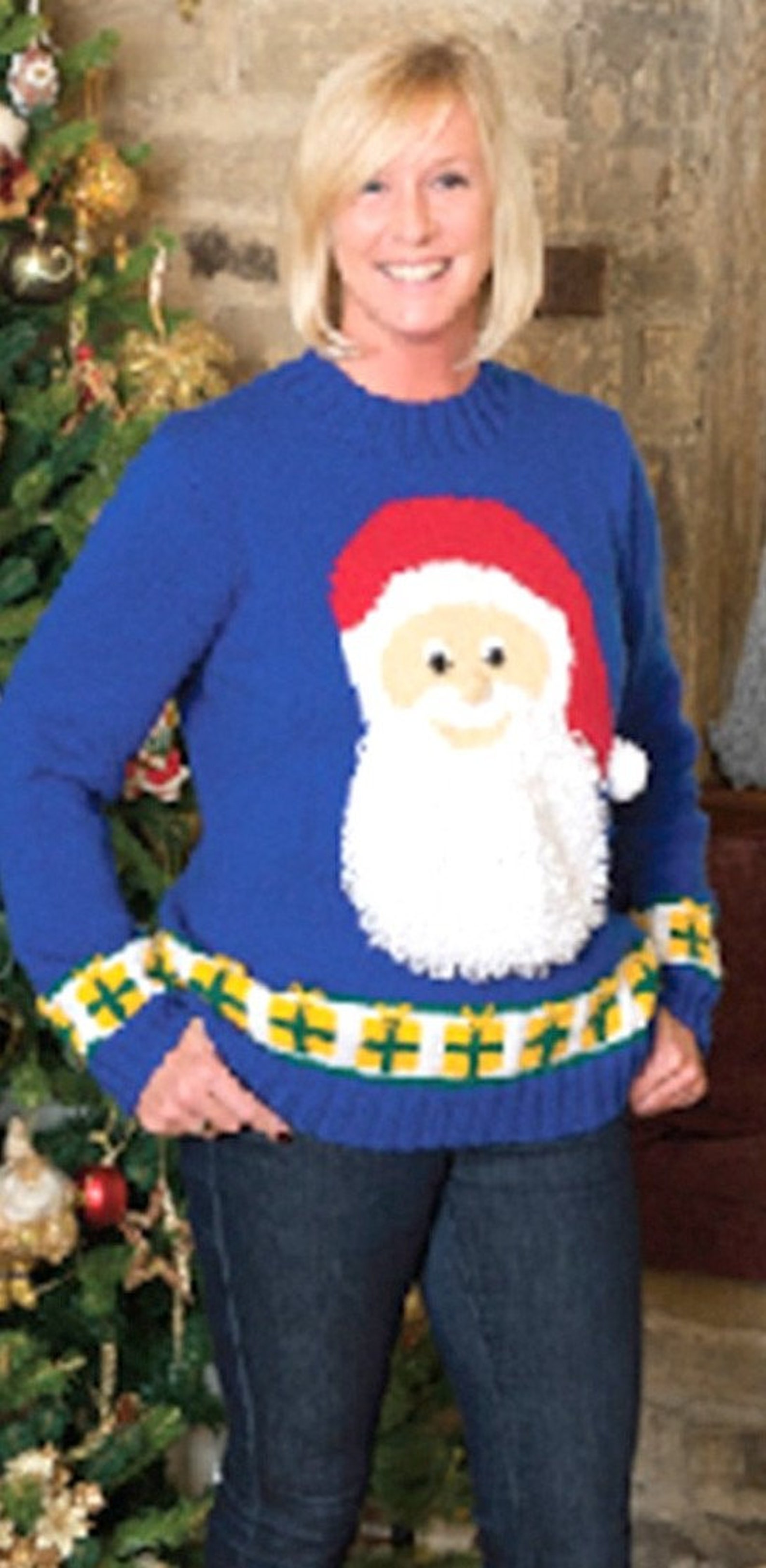 Vintage Knitting Pattern Family Christmas Sweaters Jumper Pullover ...
