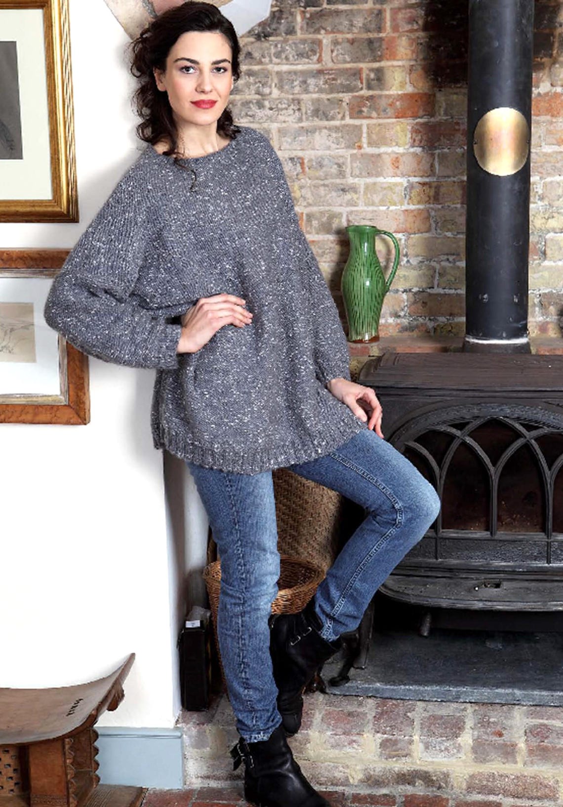 RETIREMENT SALE *** Vintage Knitting Pattern PDF Woman's Simple Sweater ...