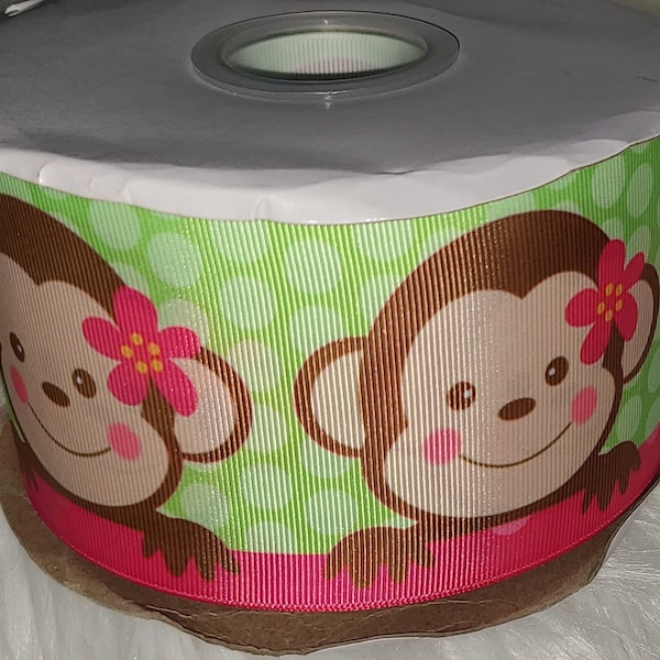 Monkey Ribbon - Etsy