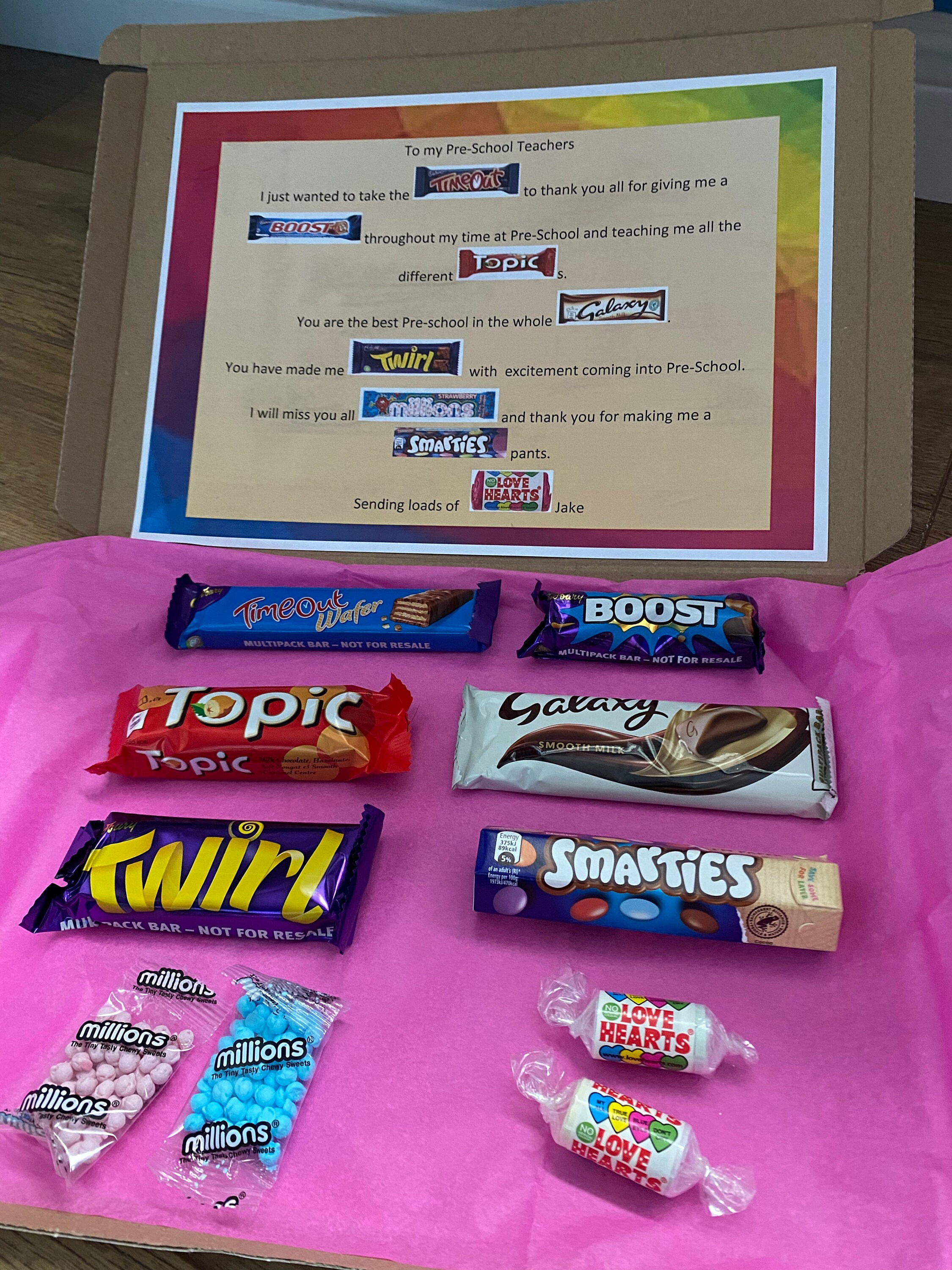 Personalised Chocolate Boxes - Etsy