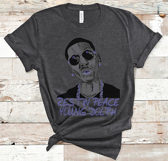 RIP Young Dolph Shirt Neon Rest in Peace Young Dolph Unisex - Etsy