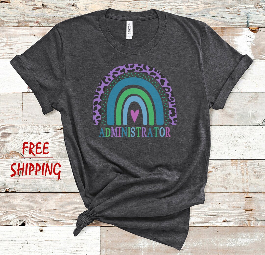 Rainbow Administartor Shirt \ Admin Shirt \ Administrator \ Principal ...