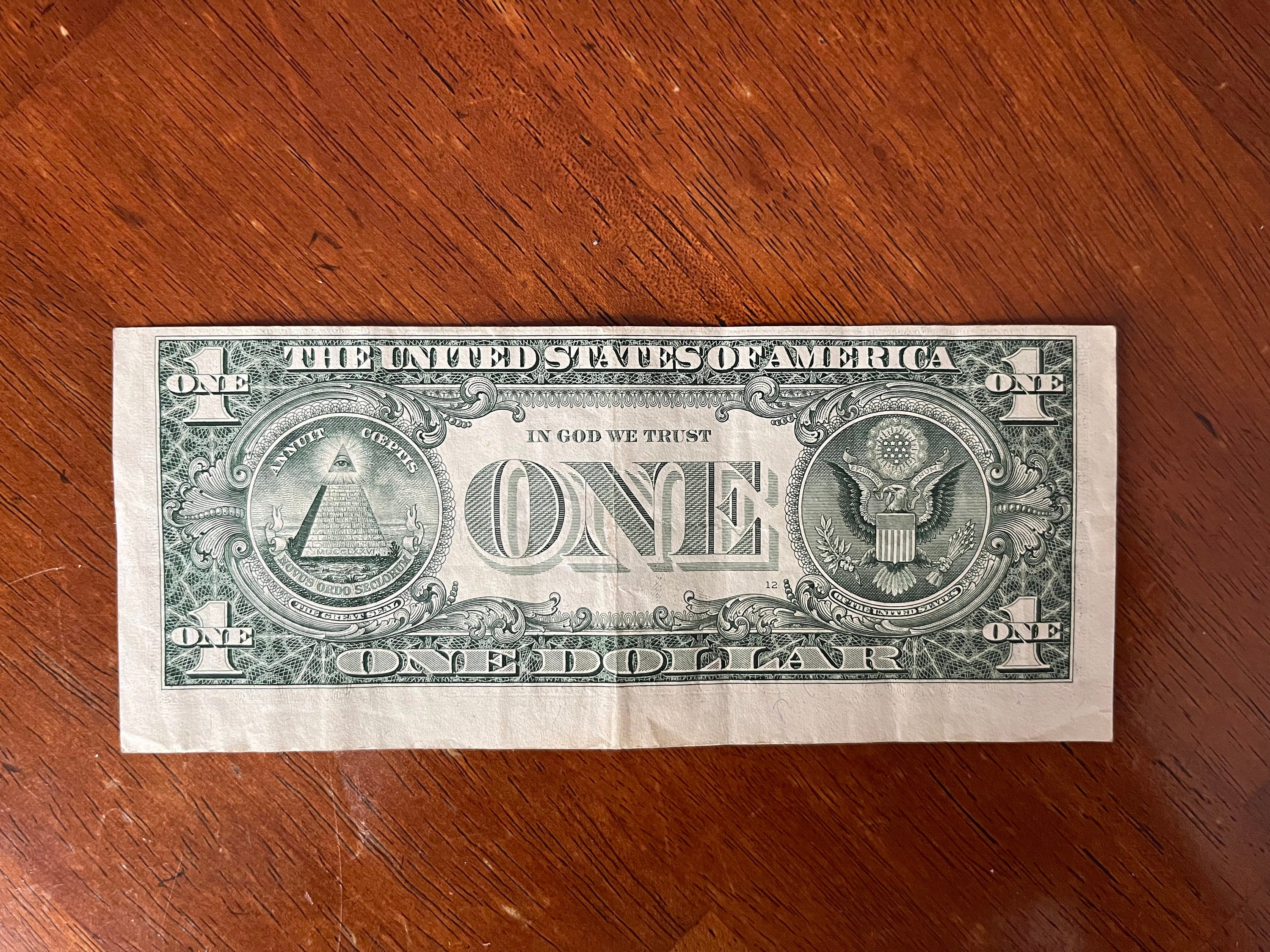 Collectibles - One Dollar Bill Series 2001 Misaligned Error - Etsy