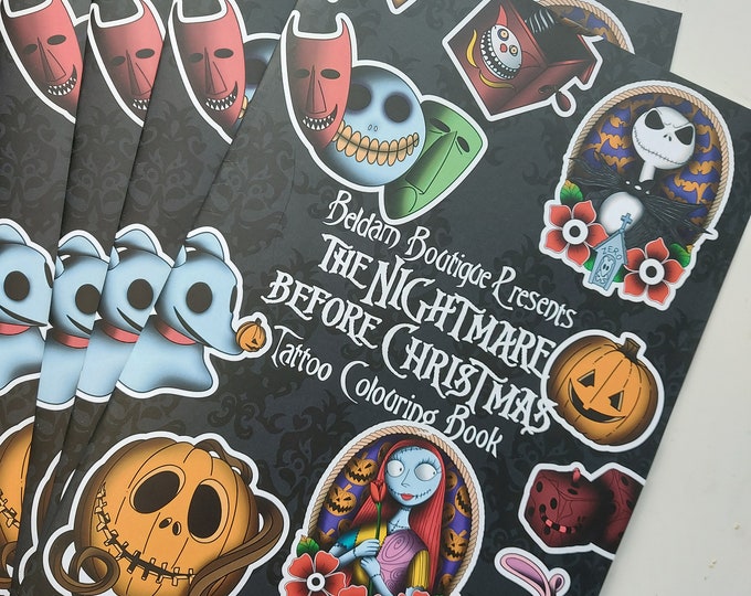 Nightmare Before Christmas Flash Sheet - Etsy Canada