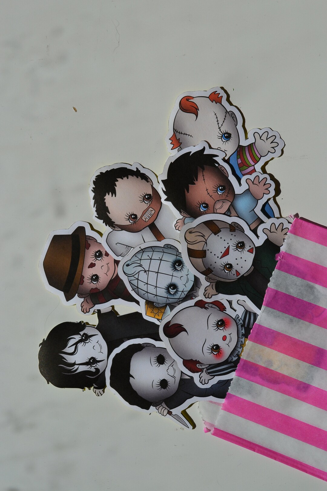 Horror Icon Kewpie Sticker Pack - Etsy UK