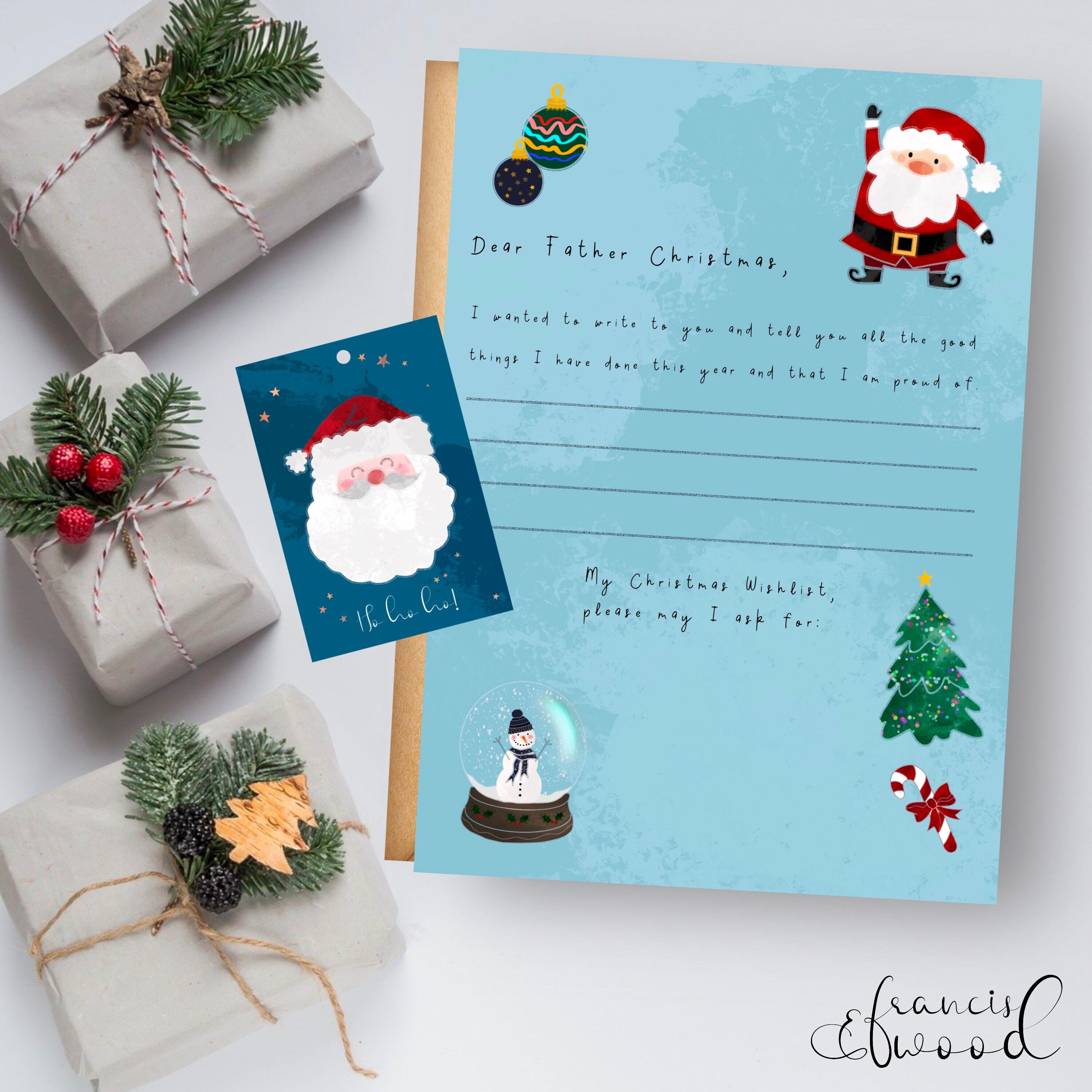 Letter to Father Christmas Christmas Letter Letter to Santa Christmas ...