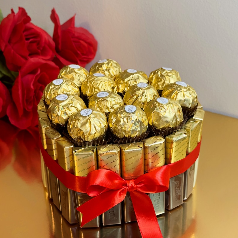 Ferrero Rocher Heart Shaped Gift. Luxury Chocolate Giftbox - Etsy