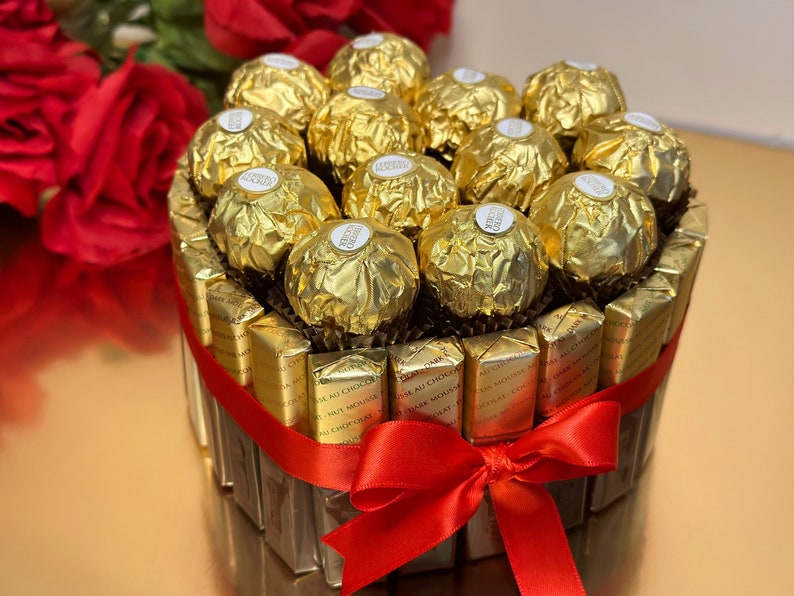 Ferrero Rocher Heart Shaped Gift. Luxury Chocolate Giftbox - Etsy