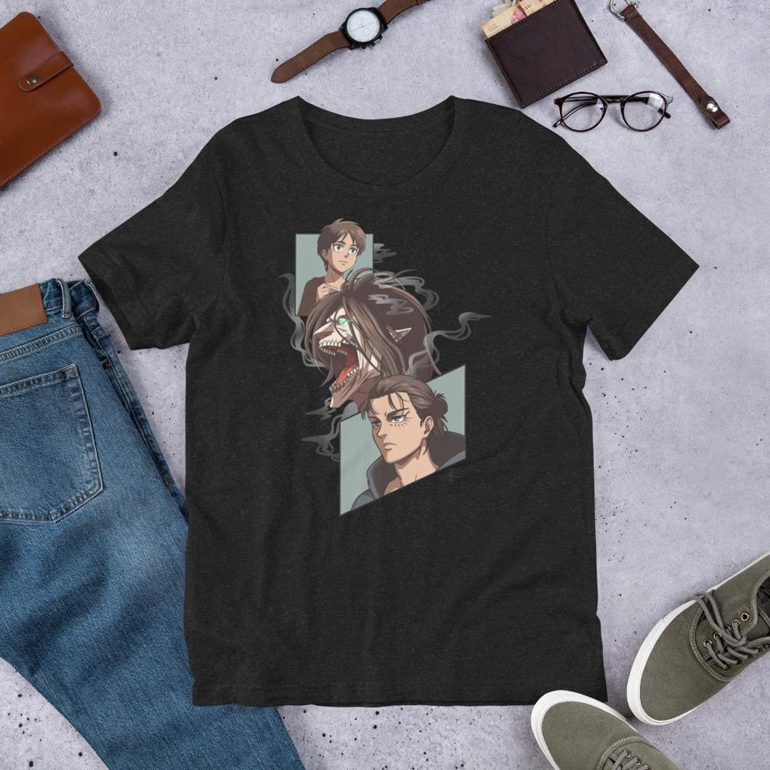 Attack on Titan Eren Yeager Unisex T-shirt - Etsy