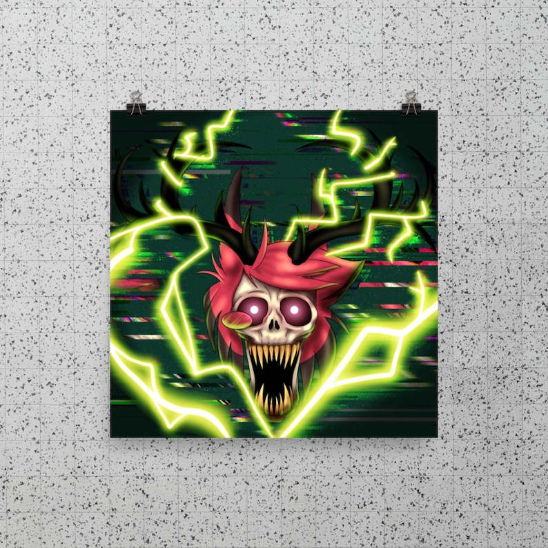 Hazbin Hotel Alastor Poster - Etsy