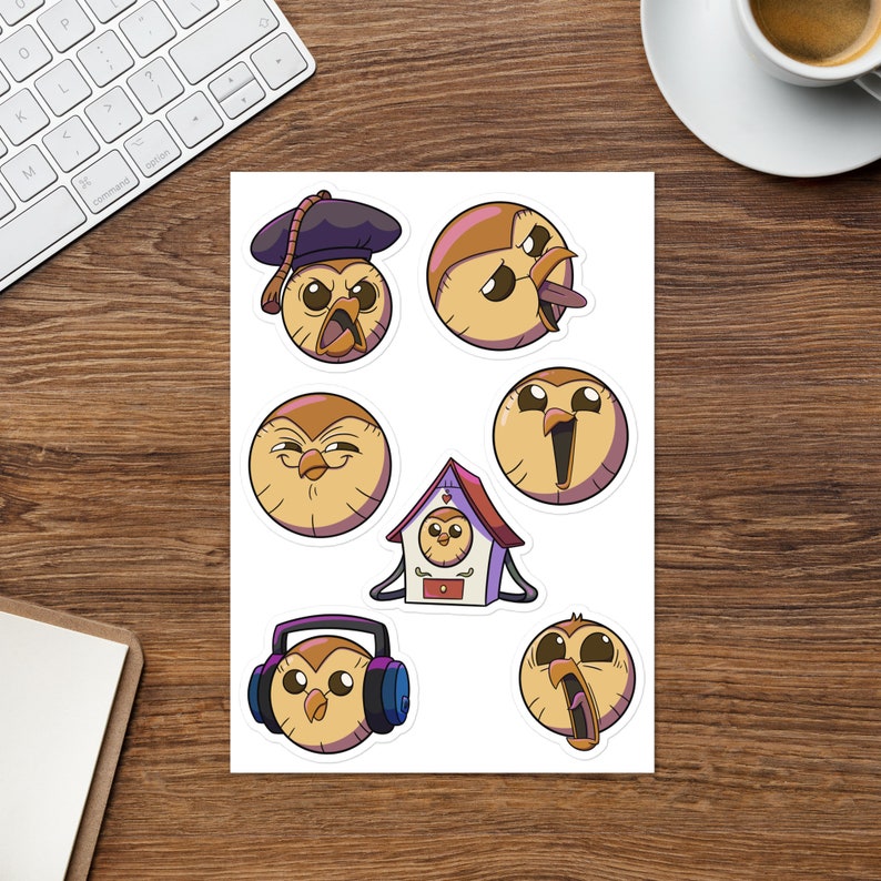The Owl House Hooty Sticker Sheet - Etsy
